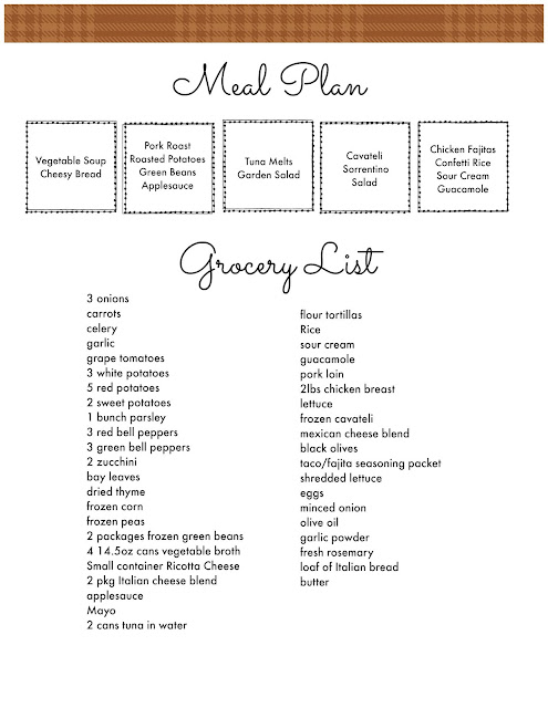 5 Day Meal Plan Grocery Haul & Recipes | My Bashful Life