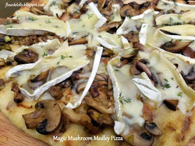 Fleur de Lolly: Pizza on the Grill: Magic Mushroom Medley Pizza