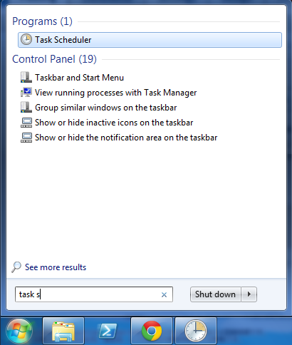 Run Program Task Scheduler - mediagetwicked