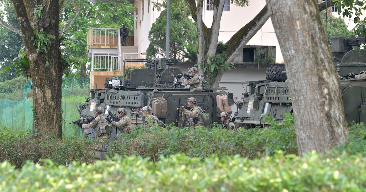 DEFENSE STUDIES: Singapore and US Army Conduct Urban Combat Exercise