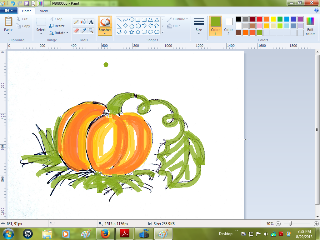 Sunshine in the Attic: Making digital clip art, using the Paint program ...