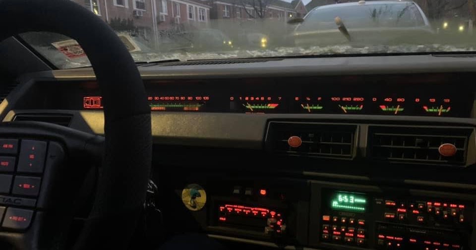 Just A Car Guy: The dash of a 1989 Pontiac 6000