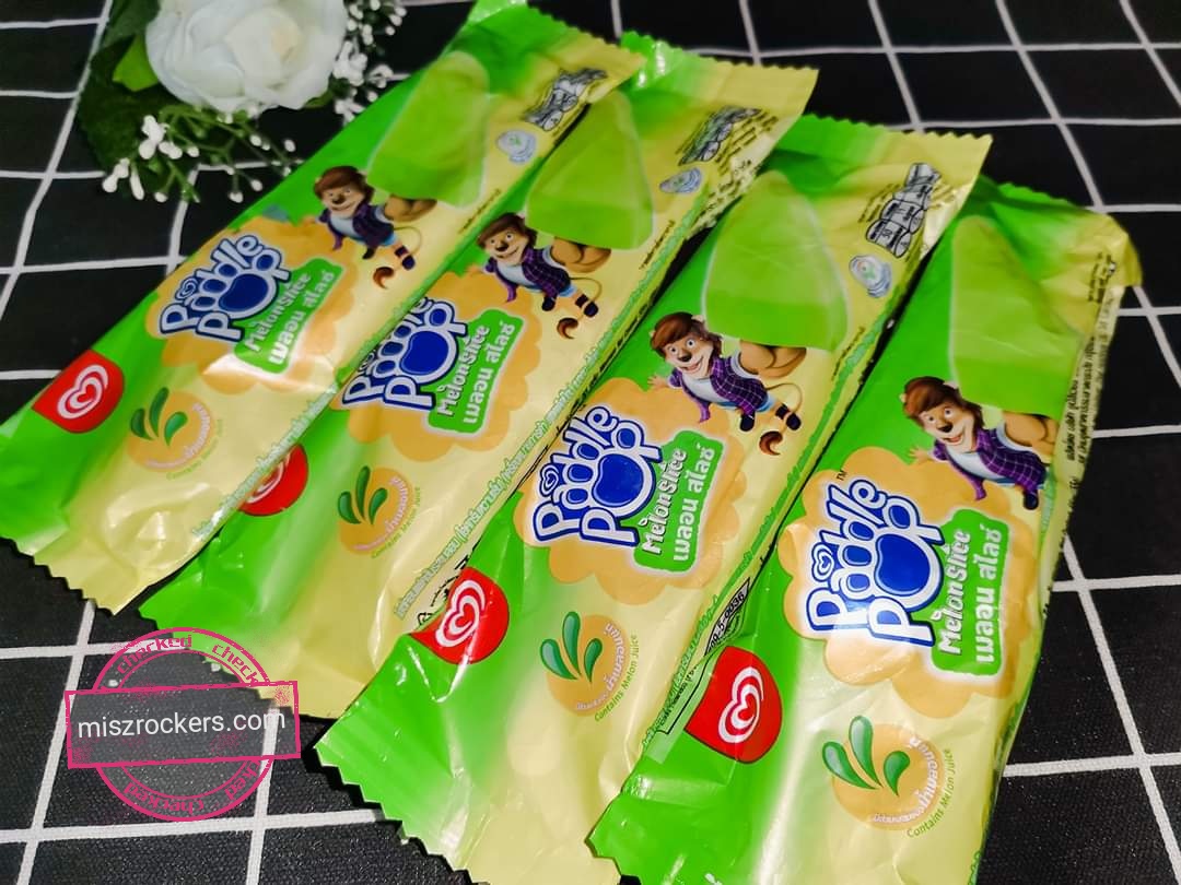 RESEPI AIR PADDLE POP MELON LIME FIZZY | Ceritera Si Gadis Biru