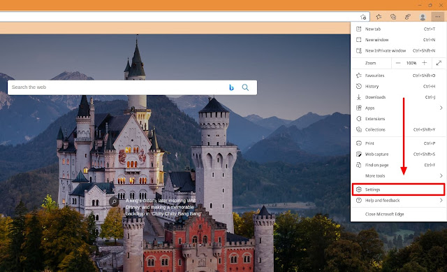 How to set homepage in Microsoft Edge?