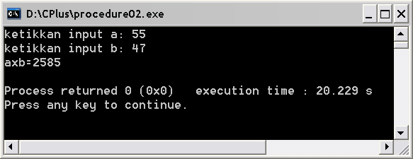 Mengenal VOID Sebagai Procedure Pada C++ . Part 1 - Niguru Indonesia