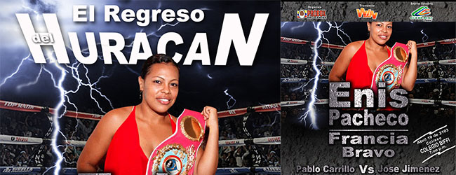 DOCE ONZAS: ENIS PACHECO VS. LA EXCAMPEONA MUNDIAL LELY LUZ FLOREZ EL ...