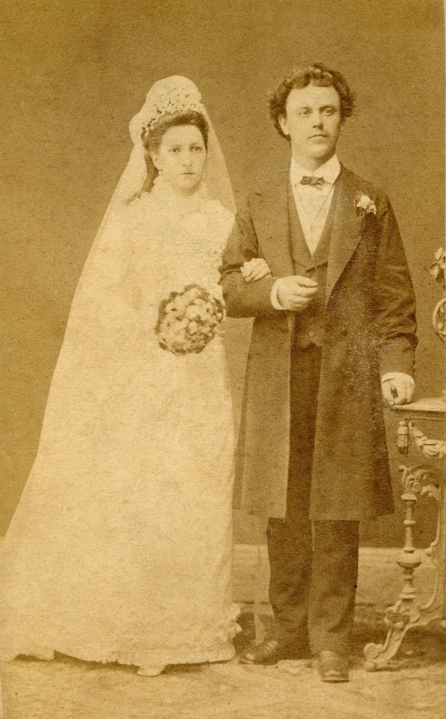 40 Beautiful Photos of Victorian Couples on Their Wedding Days ...