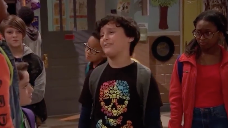 He doesn't buy it. Why? Well, because his dad's a ghost hunter!