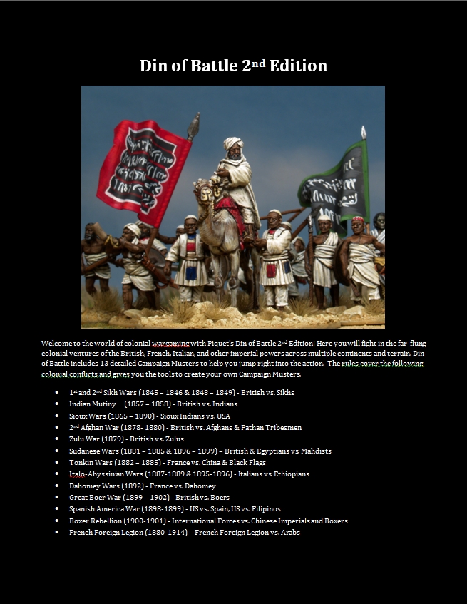 Din of Battle: Din of Battle 2nd Edition Sent to Printers!