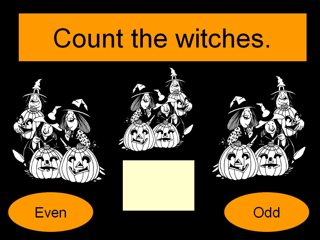 Student Survive 2 Thrive: Even or Odd Numbers Halloween Counting Game
