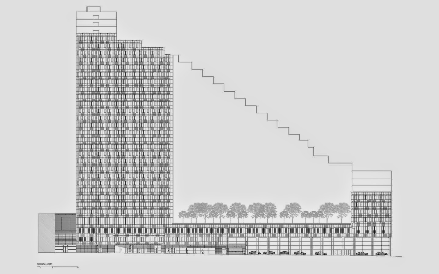 Mercedes House en New York. Enrique Norten