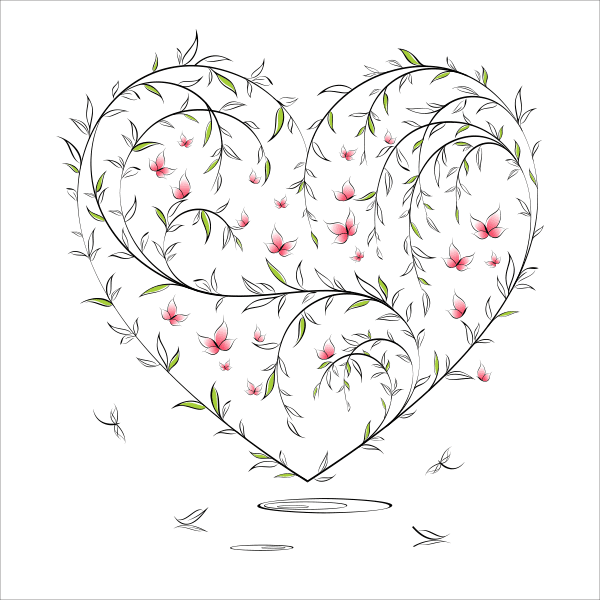 Botanical Heart | Symbols & Emoticons