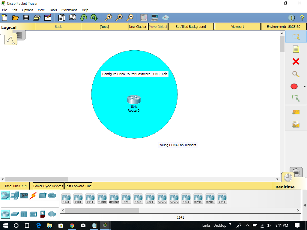 Young Ccna Lab Trainers Configure Cisco Router Password Gns3 Lab