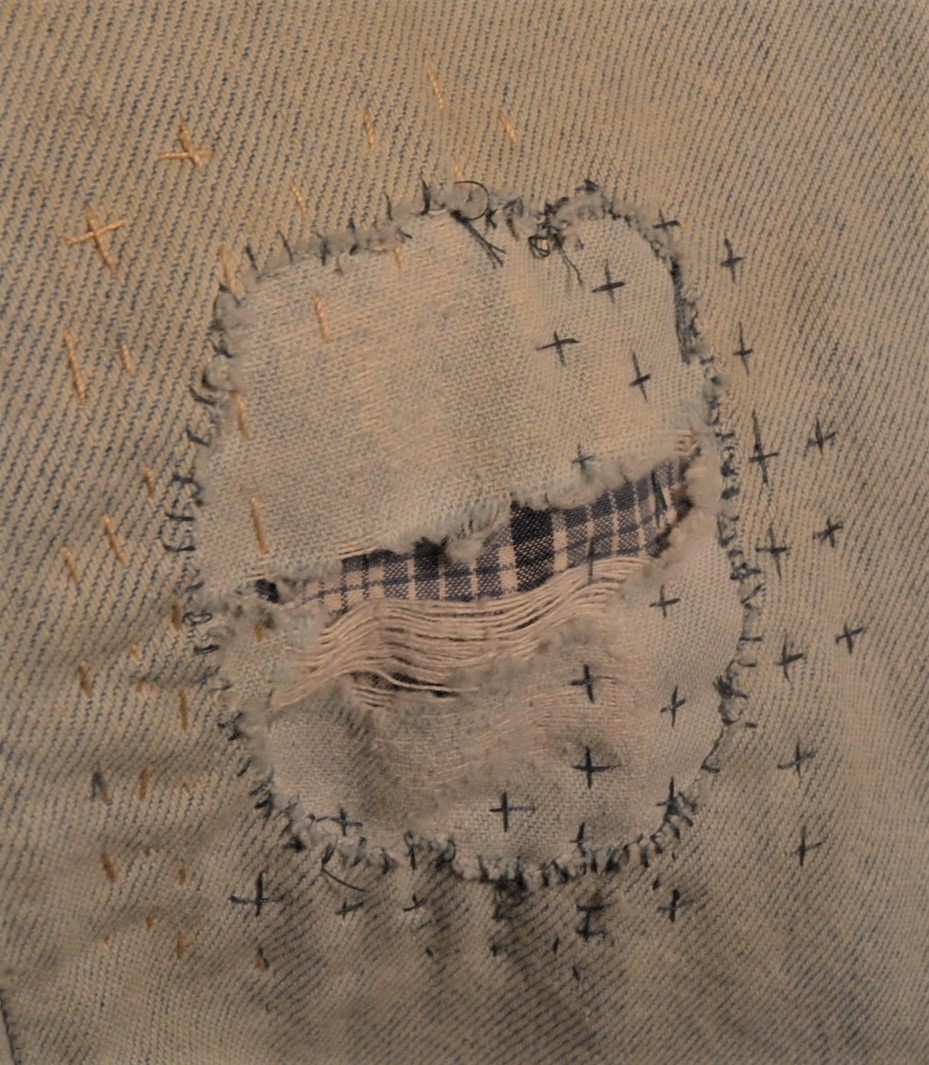 Saturdays Vintage Finds: Japanese Sashiko Visible Mending On Denim