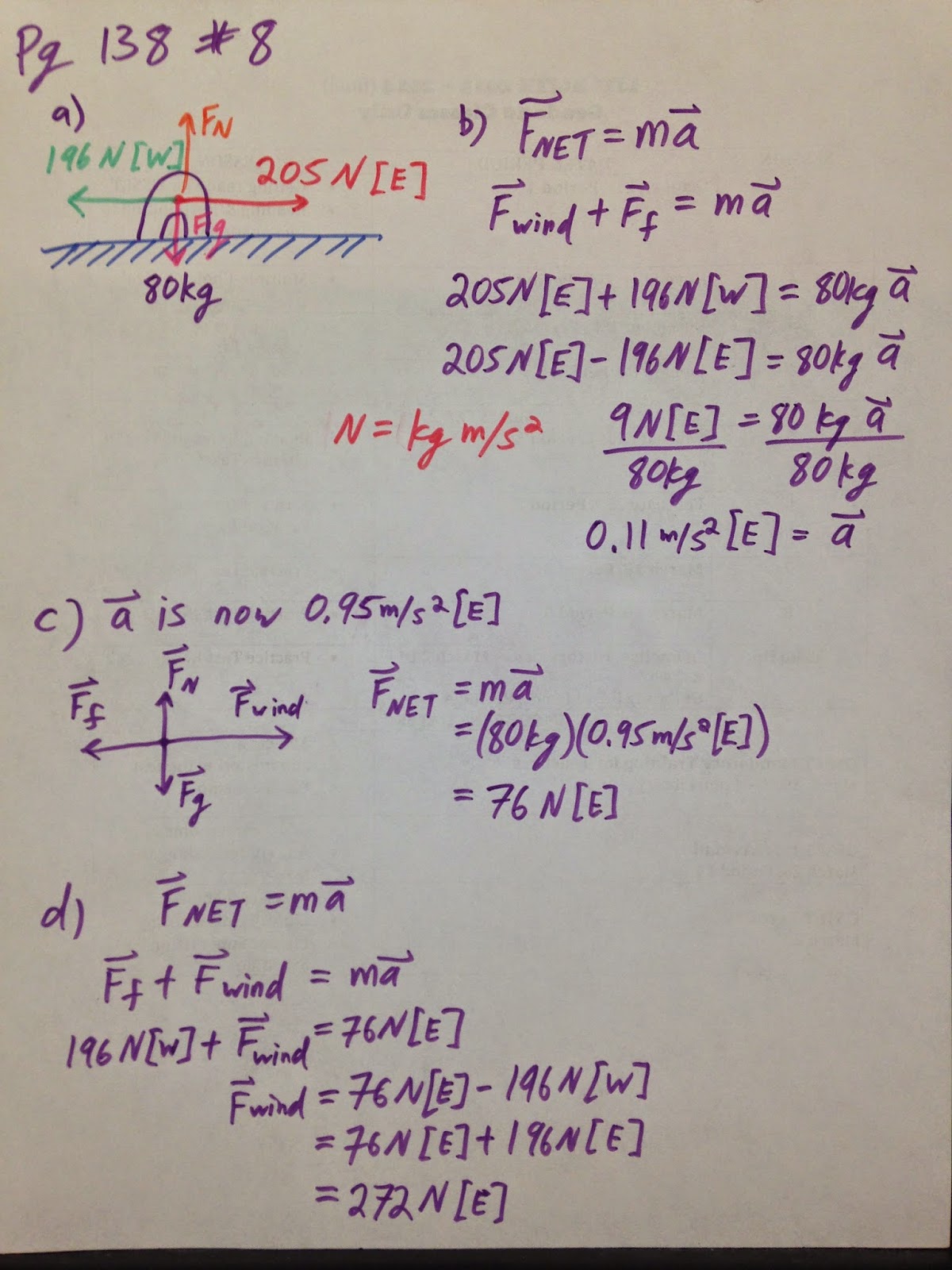 Grade 11 Physics: Oct. 10 – Newton's 3rd Law
