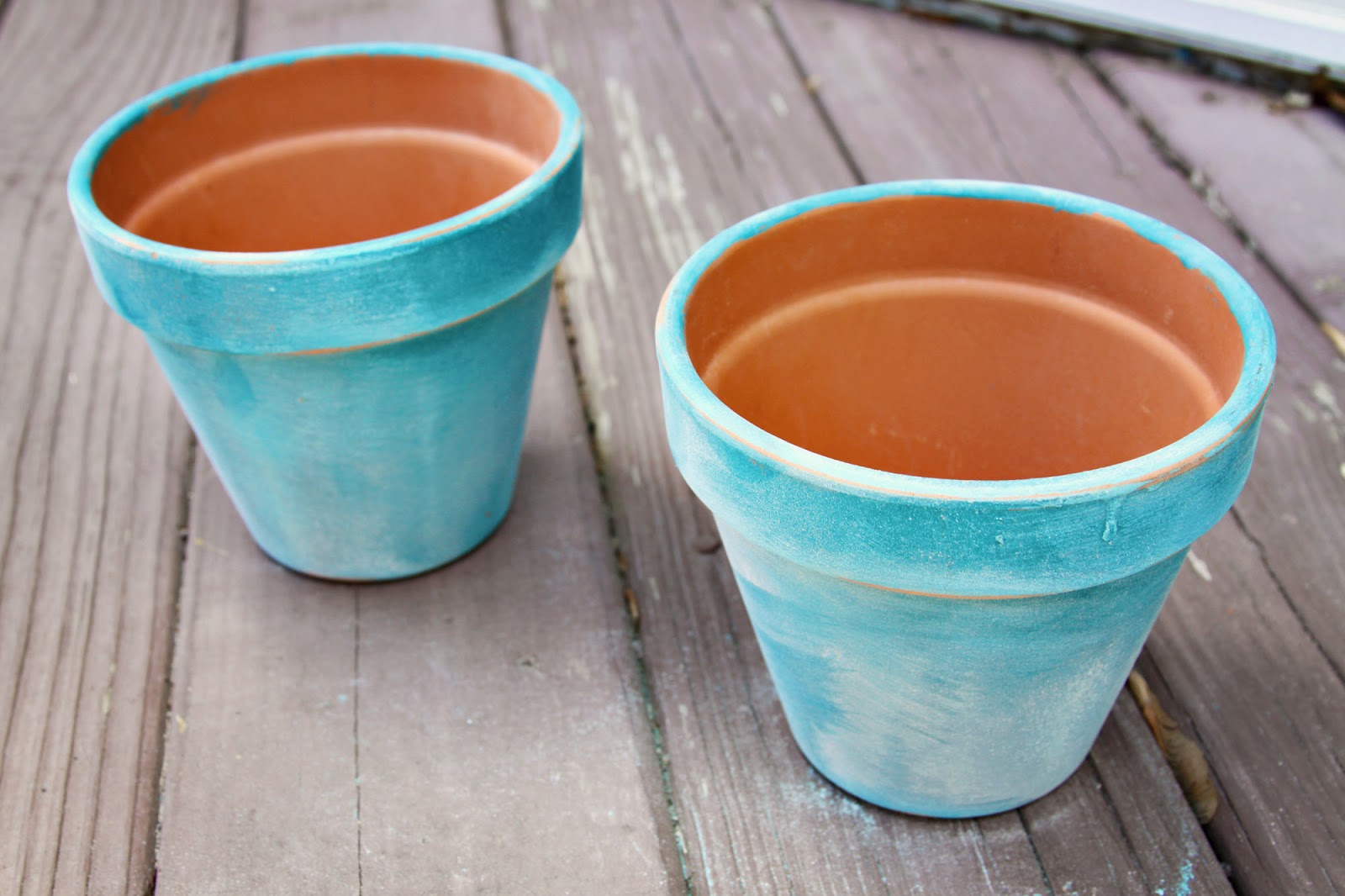 Casa de Luna Creations: DIY Chalk Painted Flower Pots