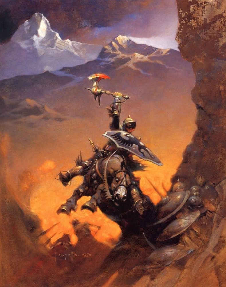 Cap'n's Comics: Coupla New Covers by Frank Frazetta