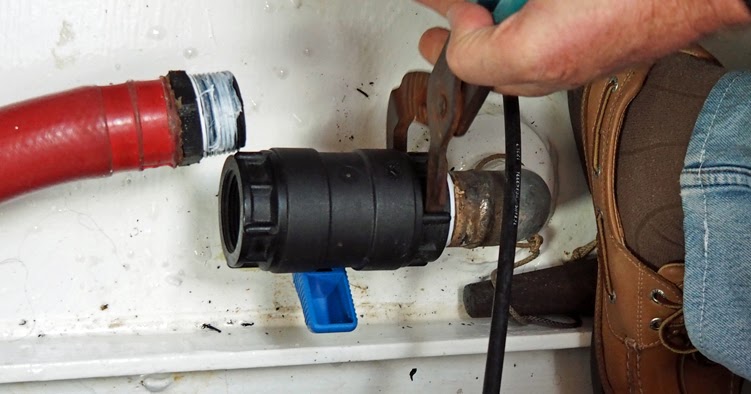Crystal Blues: Changing A Thru Hull / Ball Valve At Sea
