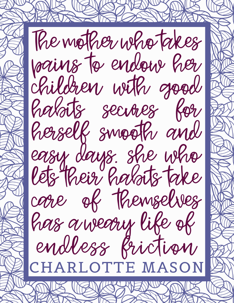 Kitty Adventures: Charlotte Mason Quote Printables