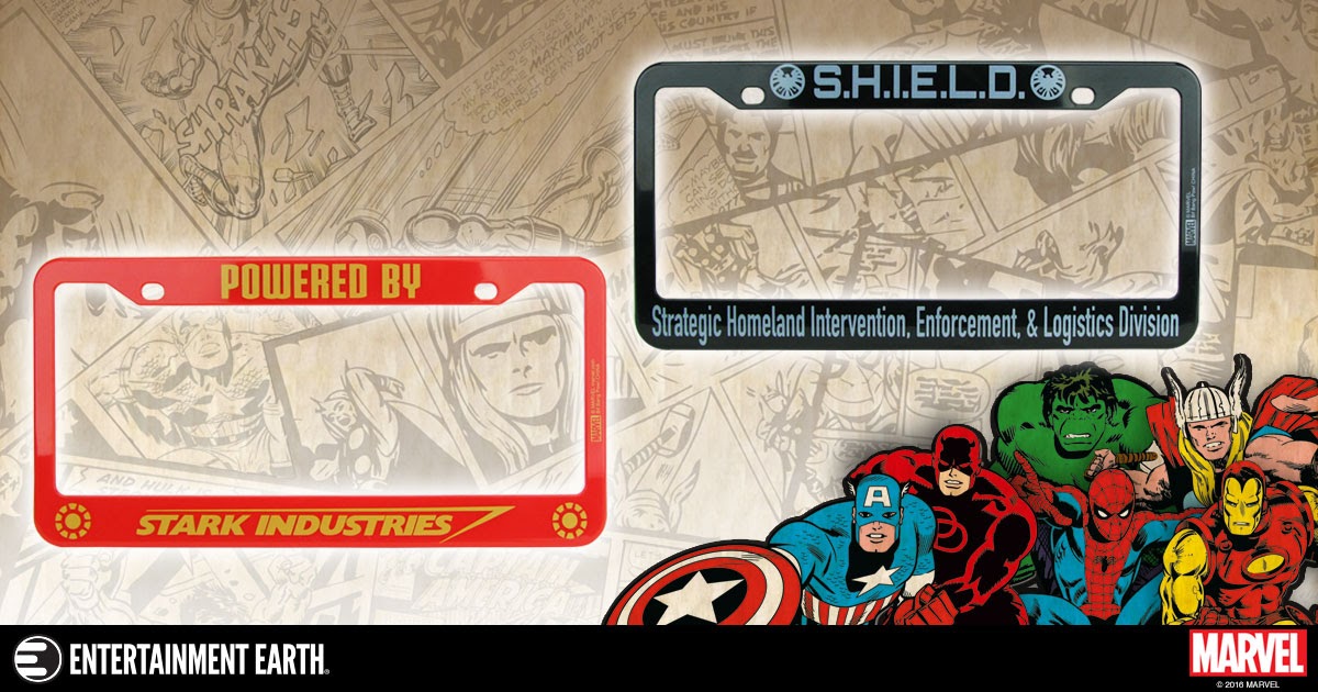 Marvel Avengers License Plate Frames - In Stock for the Holidays