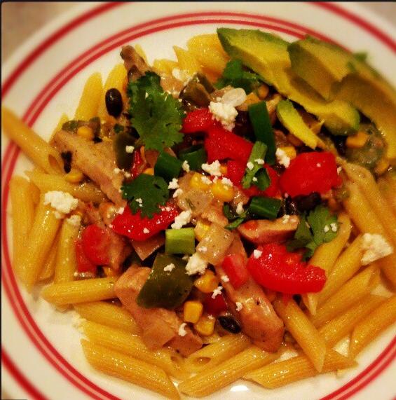 Two Happy Foodies!: Pollo Borrocho Pasta (Drunken Chicken Pasta)