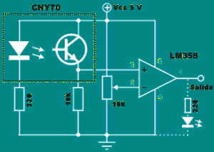 Tutorial sensor CNY70.