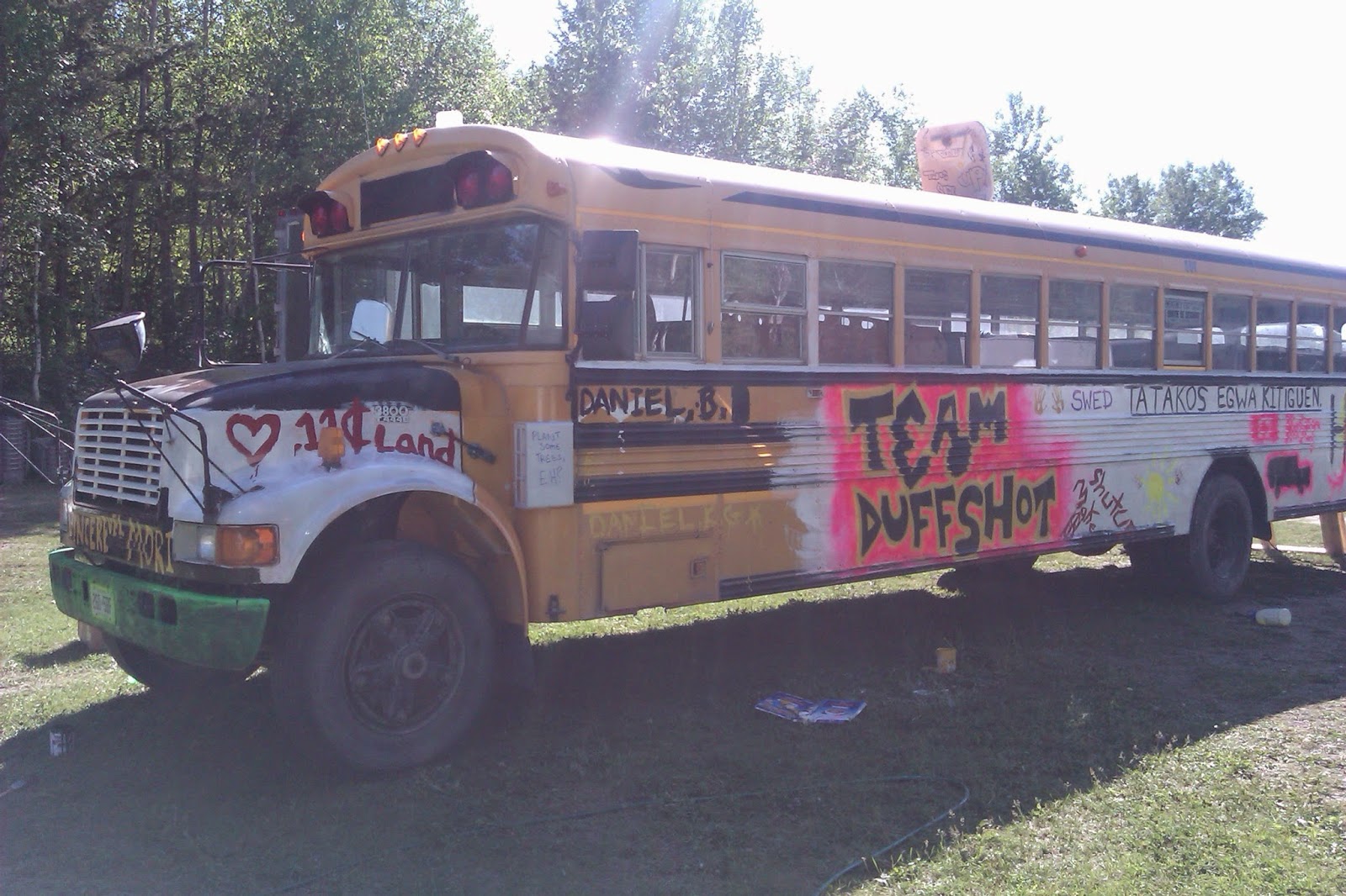 For the Love of Trees: The Real Mighty Machines: Tree Planting Buses