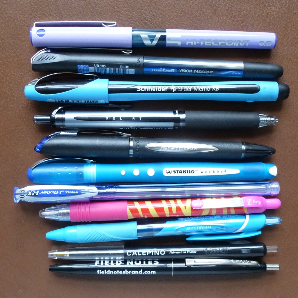 Paper Pens Ink: HUGE pen test on pocket size notebooks!!