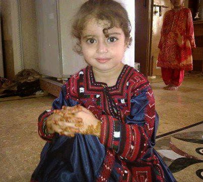 BALOCHI GIRLS: Balochi baby Girls with Balochi Dress