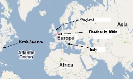 Renaissance Clothing: Peasant Renaissance Clothing for Men, Flanders, 1500s