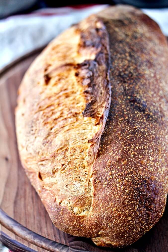 Hearty Slow Fermented Rustic Bread | Karen's Kitchen Stories