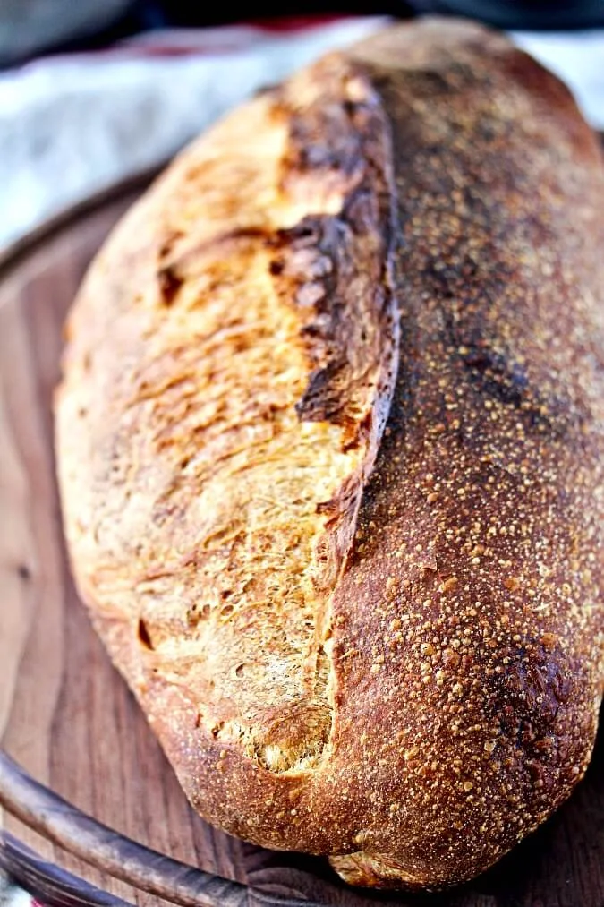 Hearty Slow Fermented Rustic Bread | Karen's Kitchen Stories