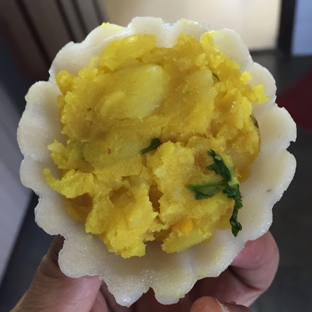 MASTERCHEFMOM: Masala Flowers in HOT Peanut Sauce | Fusion Gluten free ...