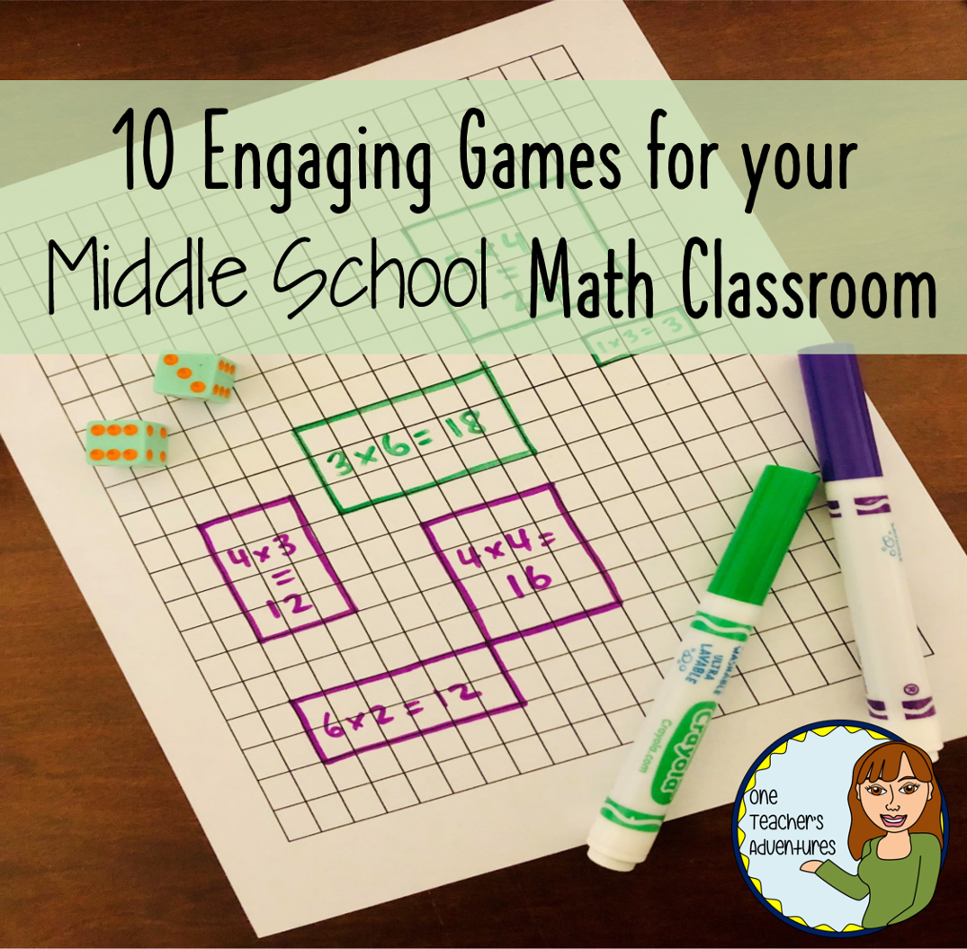 One Teacher's Adventures: 10 Games for Middle School Math