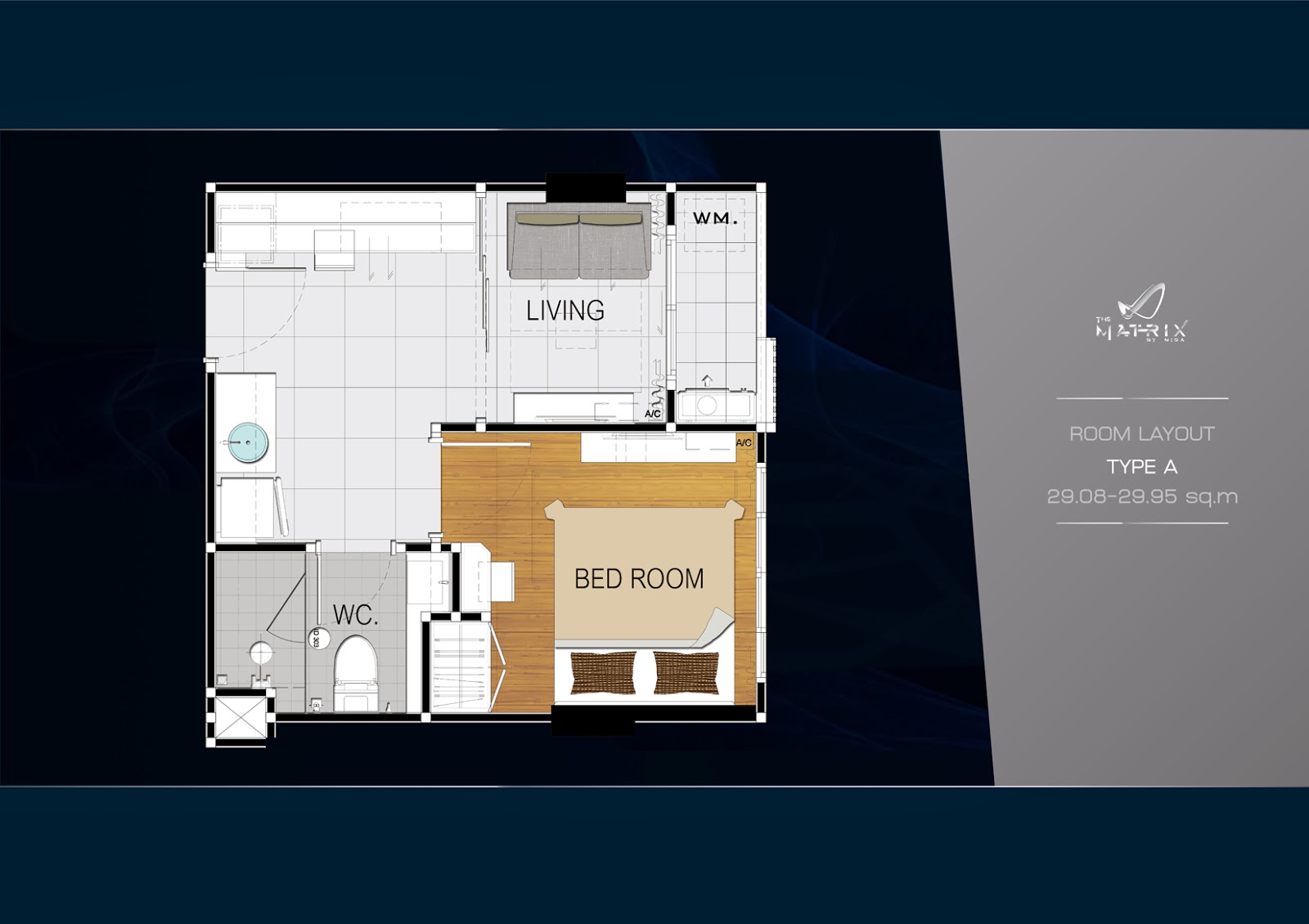 The Matrix condo คอนโด นครปฐม: แบบห้อง
