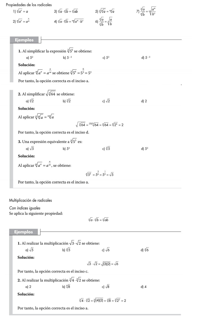 ENSEÑANZA PARA EL FUTURO: TEMA: Propiedades de los Radicales