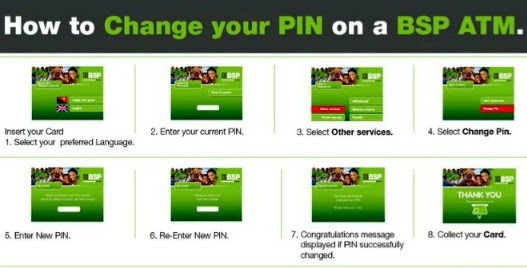 BSP PIN: How to change Bank South Pacific PIN at ATM
