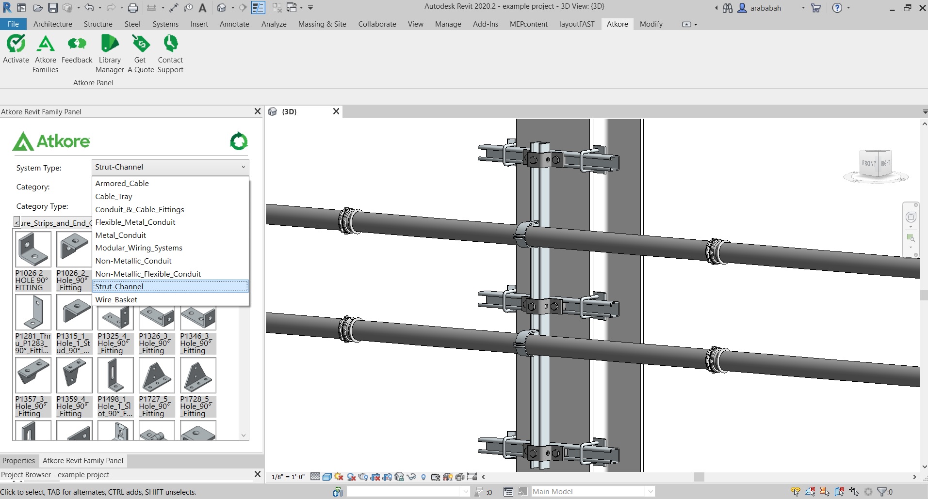 Revit Add-Ons: Free Atkore BIM Toolbar — Place Atkore Product Families