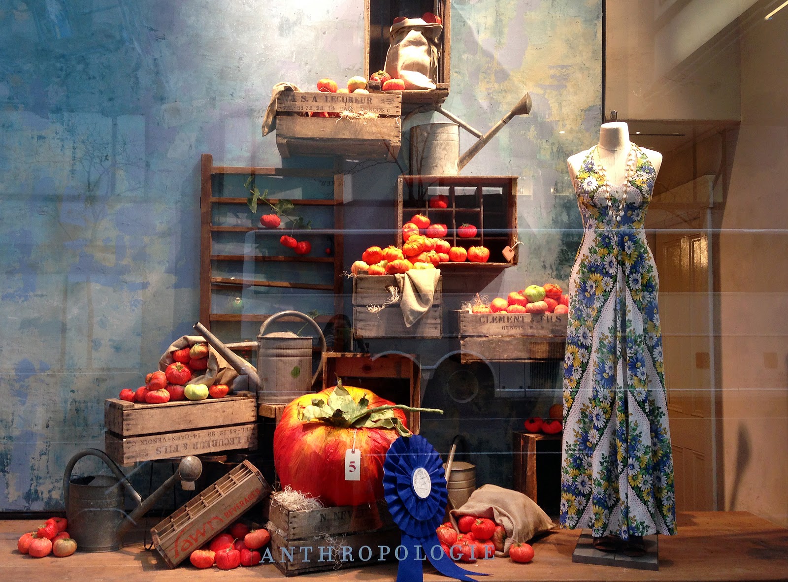 Anthropologie Window Displays Earth Day