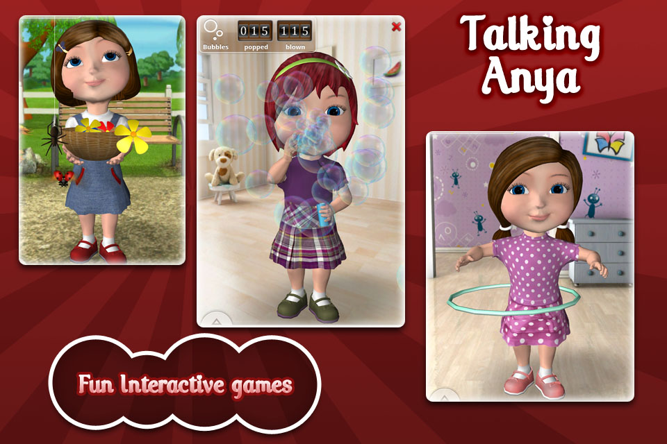 A Lucky Ladybug: Talking Anya Dressup and Pet Puppies App Review