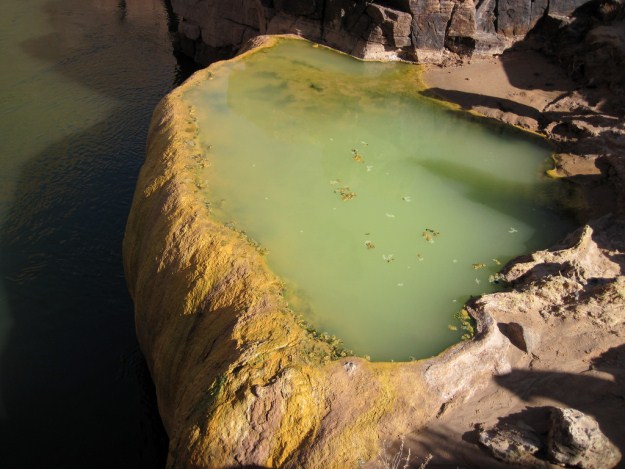 Dollar Chauhan: An Arsenic Pumpkin Spring Pool in the Grand Canyon