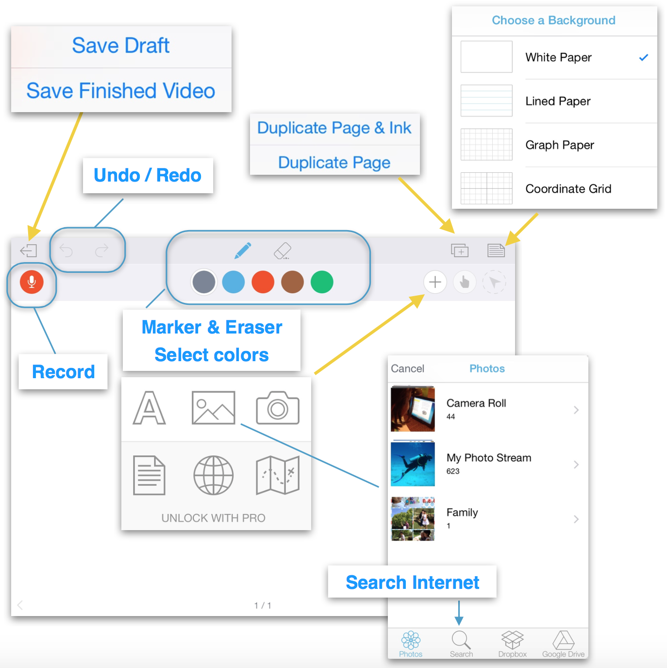Creating in Educreations