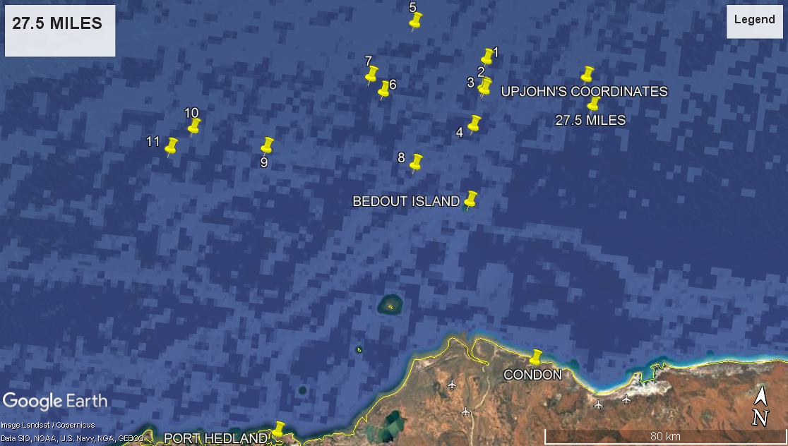 KOOMBANA REVISITED.: ANALYSIS OF WRECKAGE DISTRIBUTION.