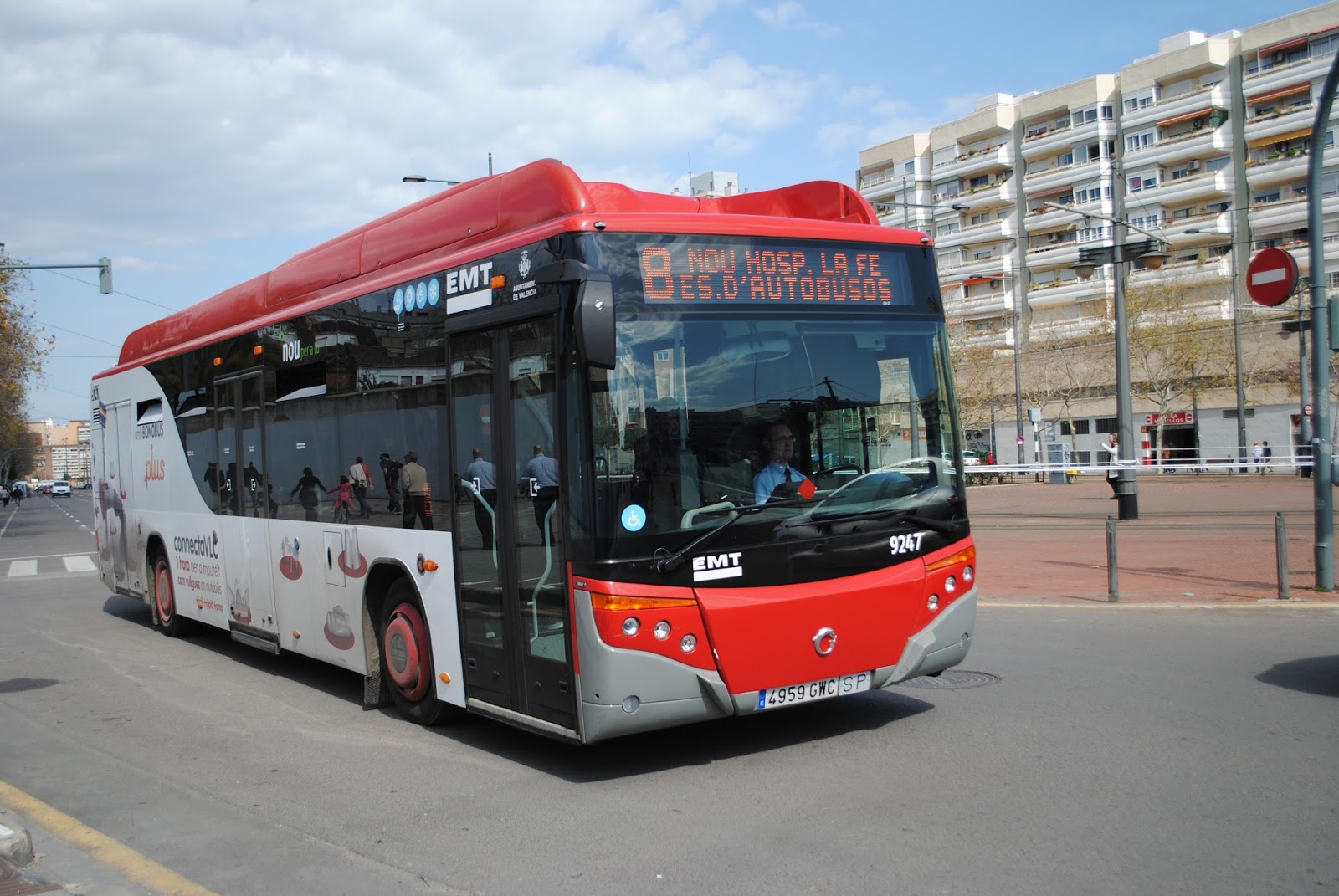 Autobuses de Valencia: EMT Valencia 9.247. Línea 8