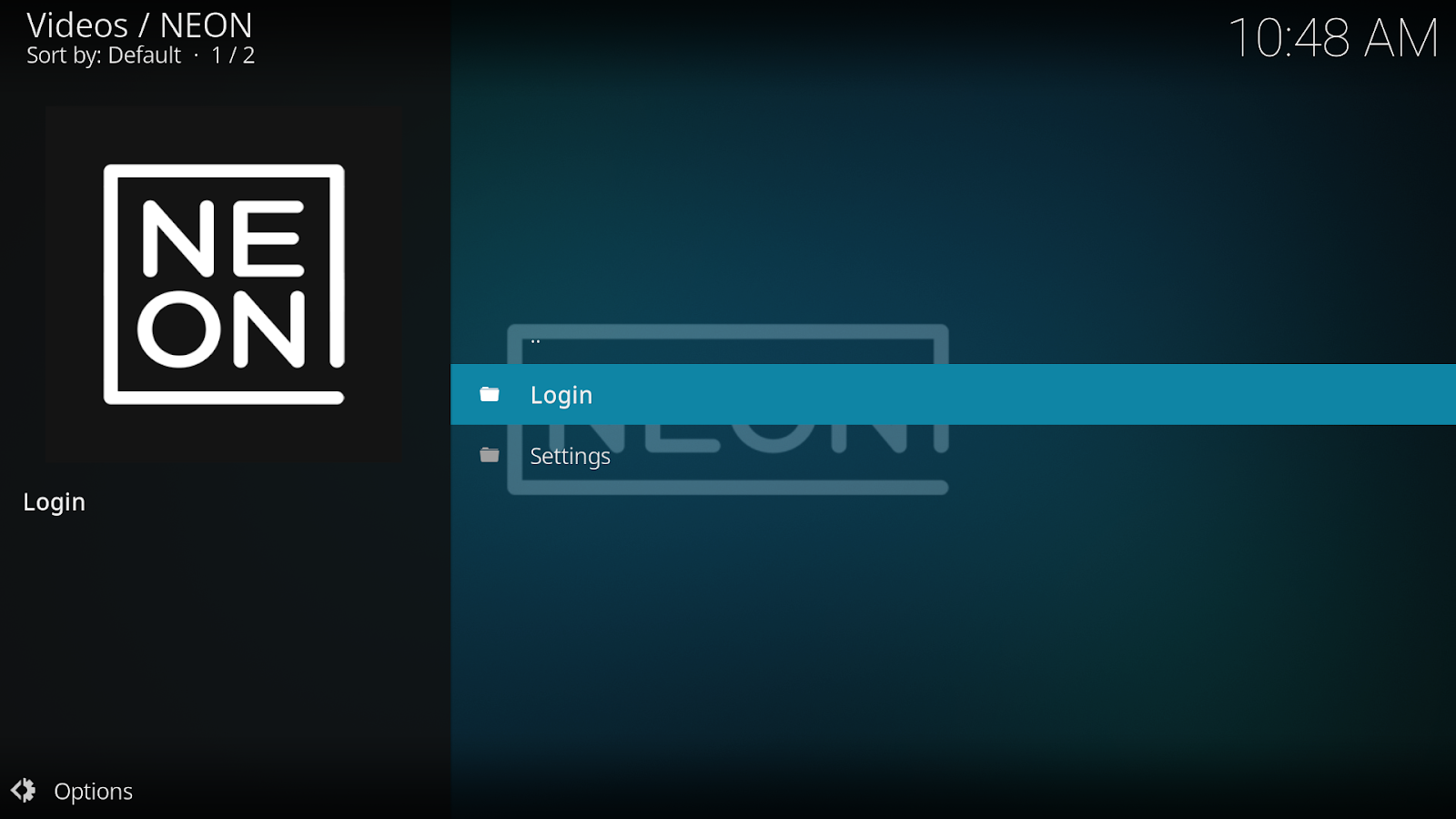 NEON Kodi Add-on