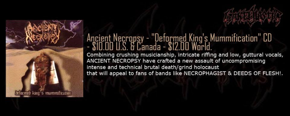 Ancient Necropsy Official Website | Brutal Death Metal