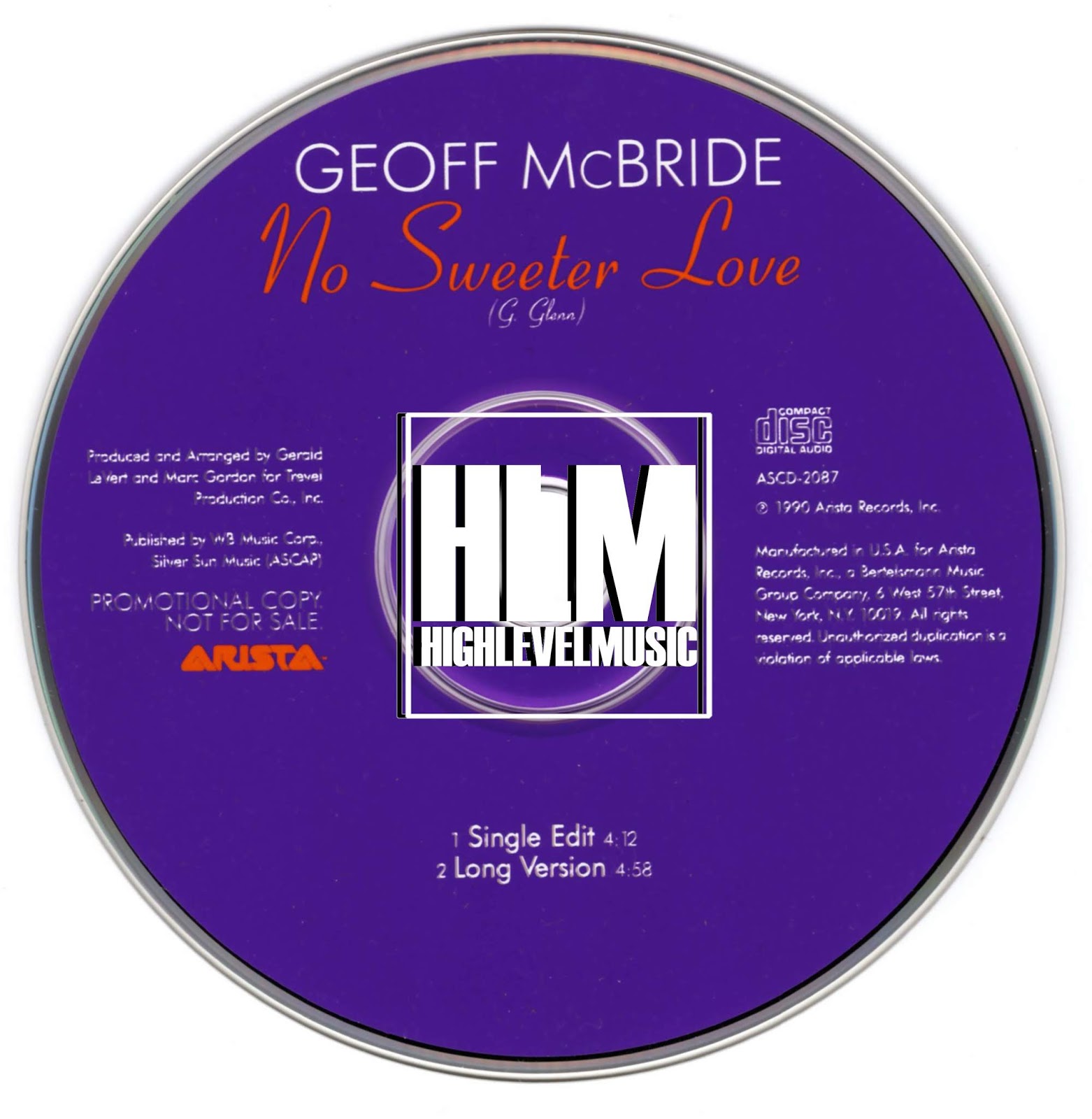 highest level of music: Geoff McBride - No Sweeter Love-(Promo_CD)-FLAC ...