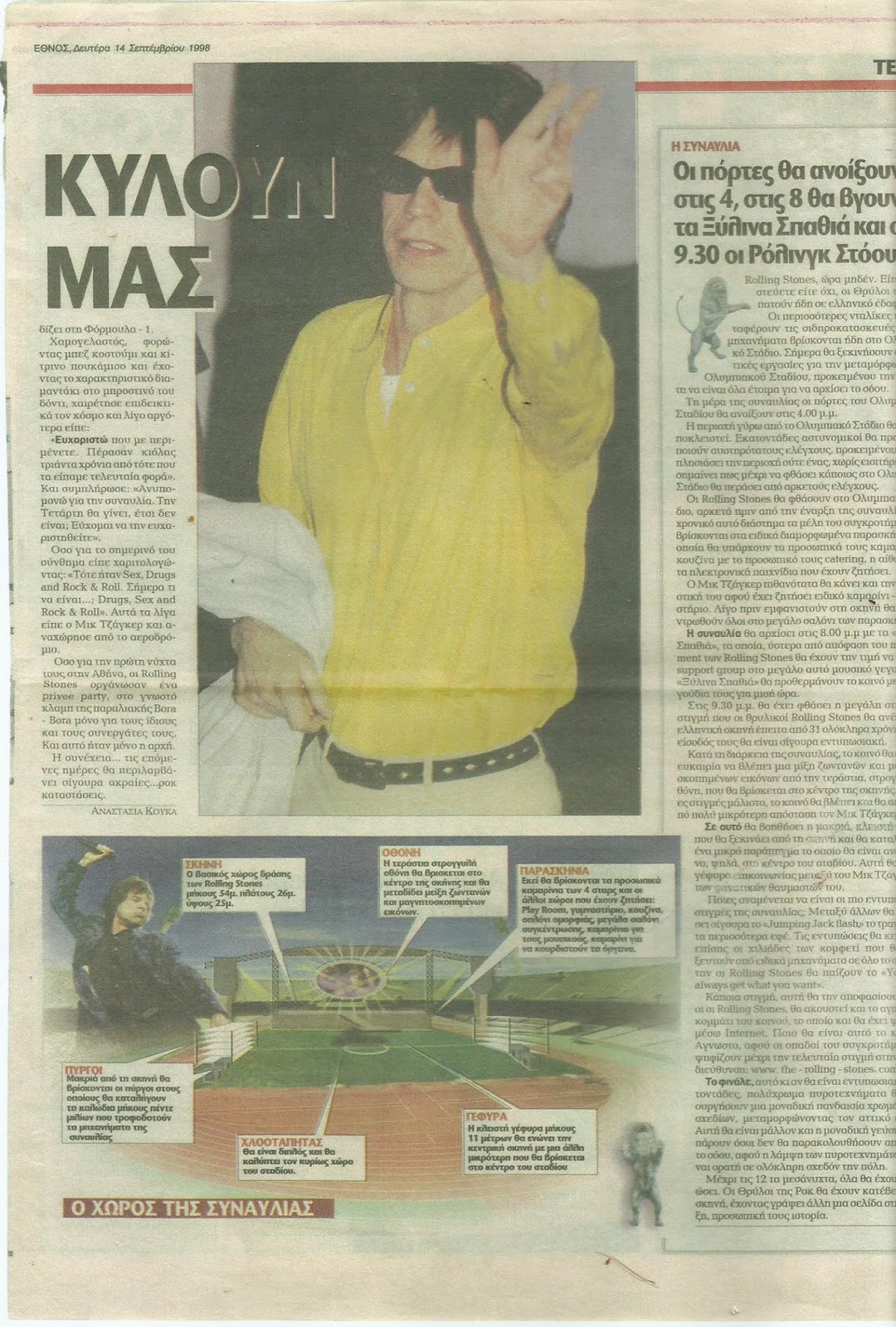 ΑΝΑΜΝΗΣΕΙΣ ΑΠΟ ΤΙΣ ΔΥΟ ΣΥΝΑΥΛΙΕΣ ΤΩΝ ROLLING STONES ΣΤΗΝ ΕΛΛΑΔΑ | The ...