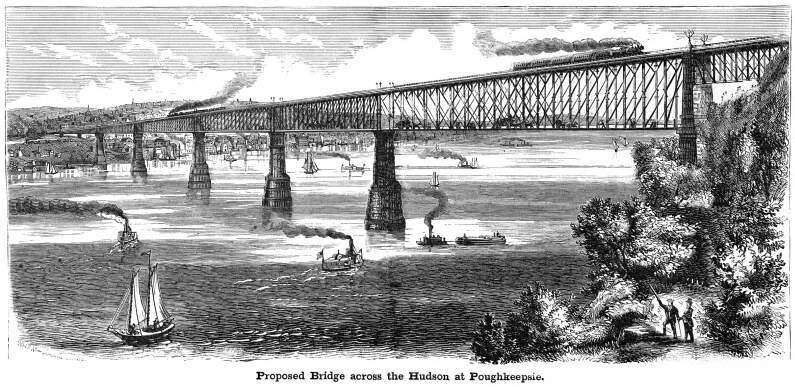 Industrial History: Walkway/Poughkeepsie 1888 RR Bridge over the Hudson ...
