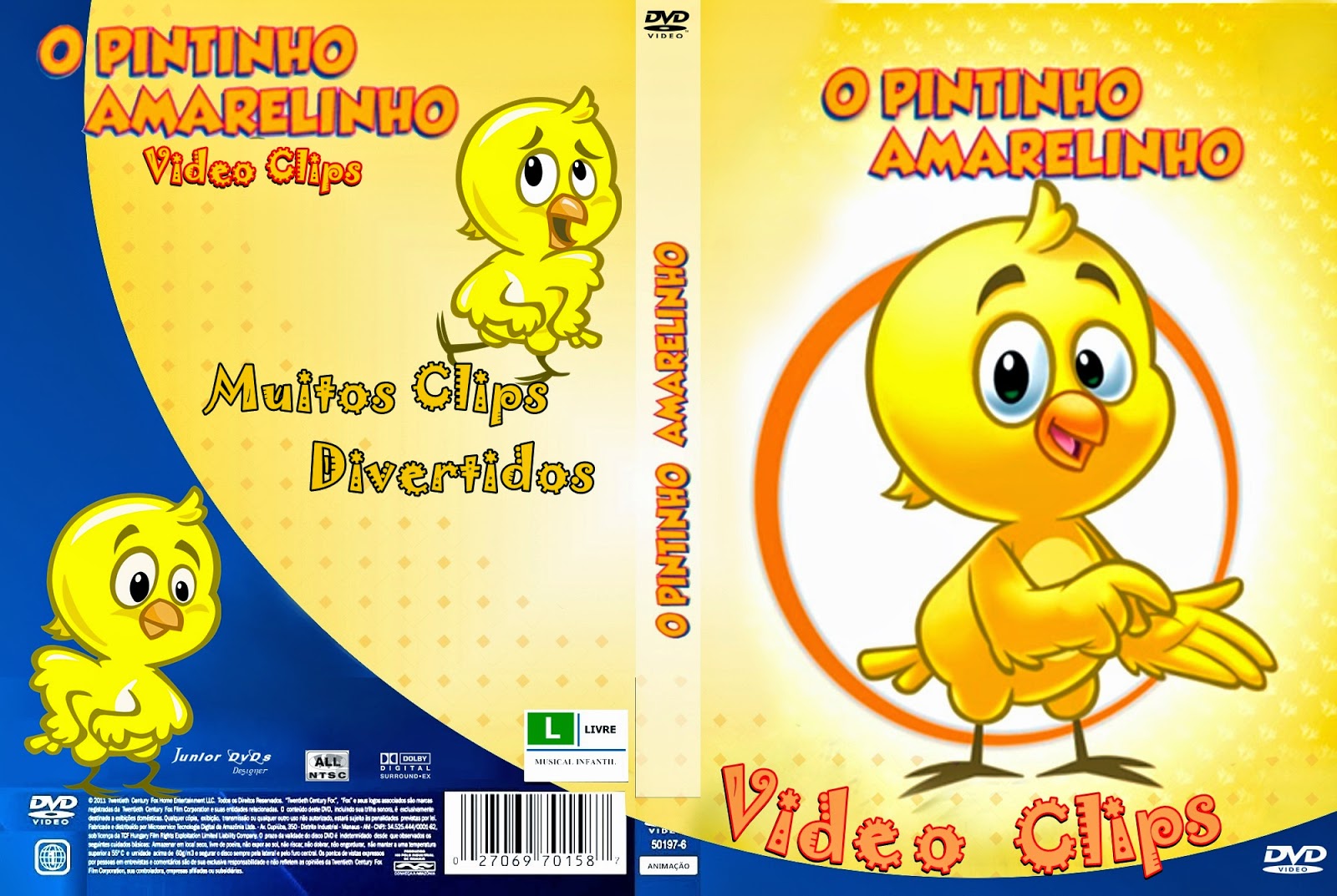 JUNIOR DVDS : CAPA DO DVD PINTINHO AMARELINHHO (PEDIDO) JUNIOR DVDS ...